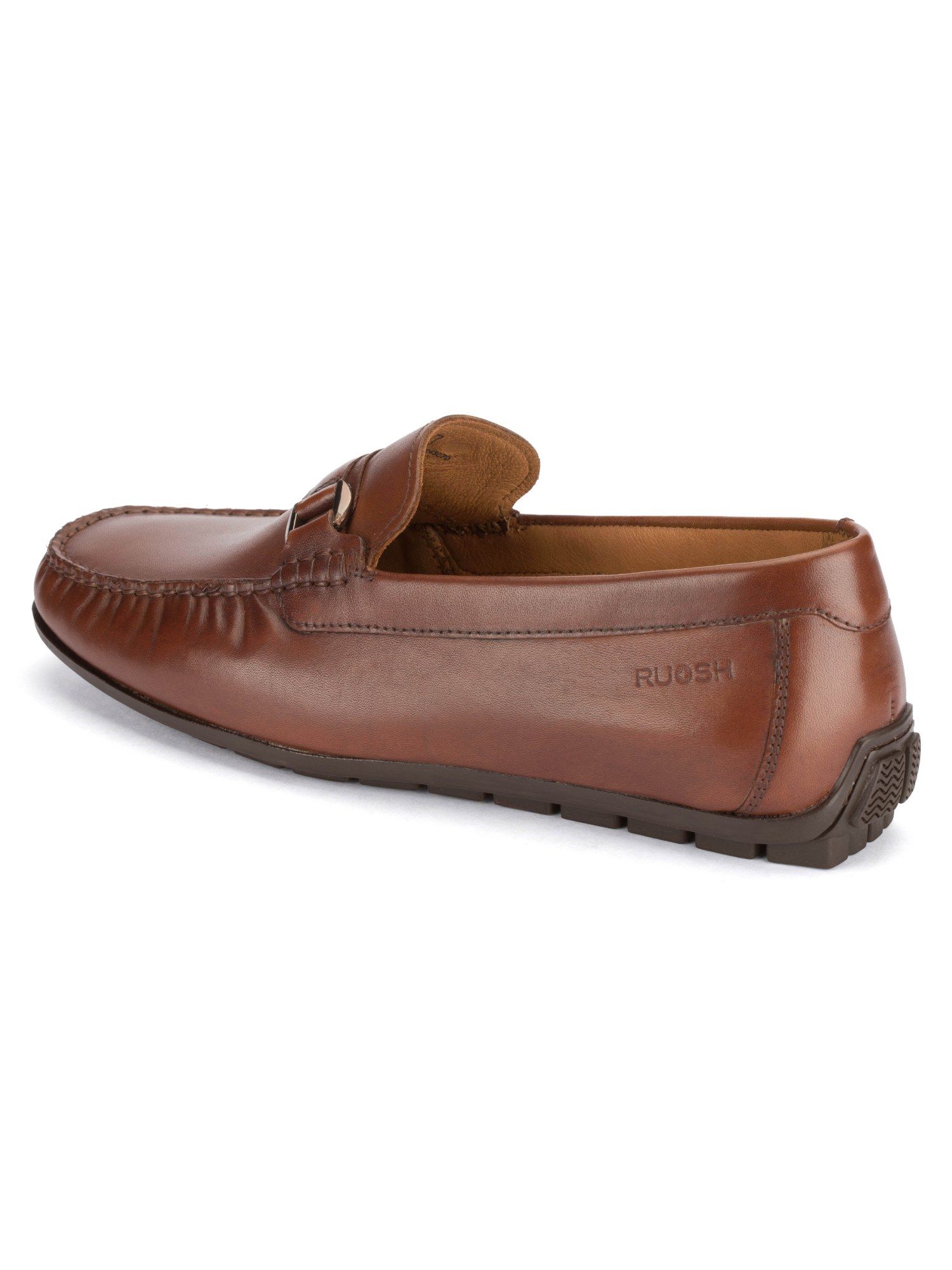 Buy Ruosh Miami Ruosh Men Tan Drivers Loafers Online