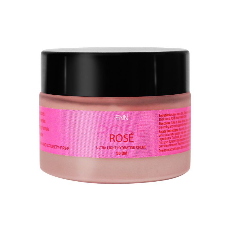 ENN Rose Ultra Light Hydrating Face Cream Infused With Hyaluronic Acid ...