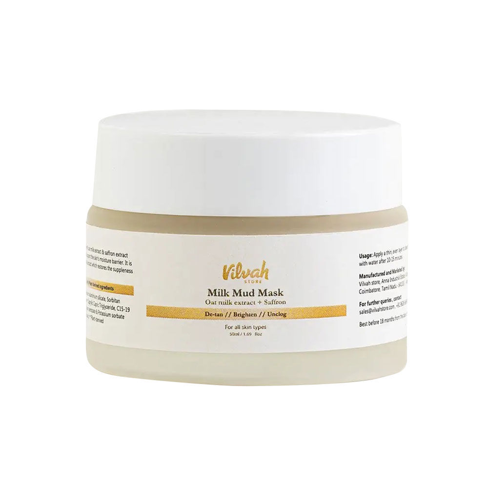 VILVAH Milk Mud Mask: Buy VILVAH Milk Mud Mask Online at Best Price in ...