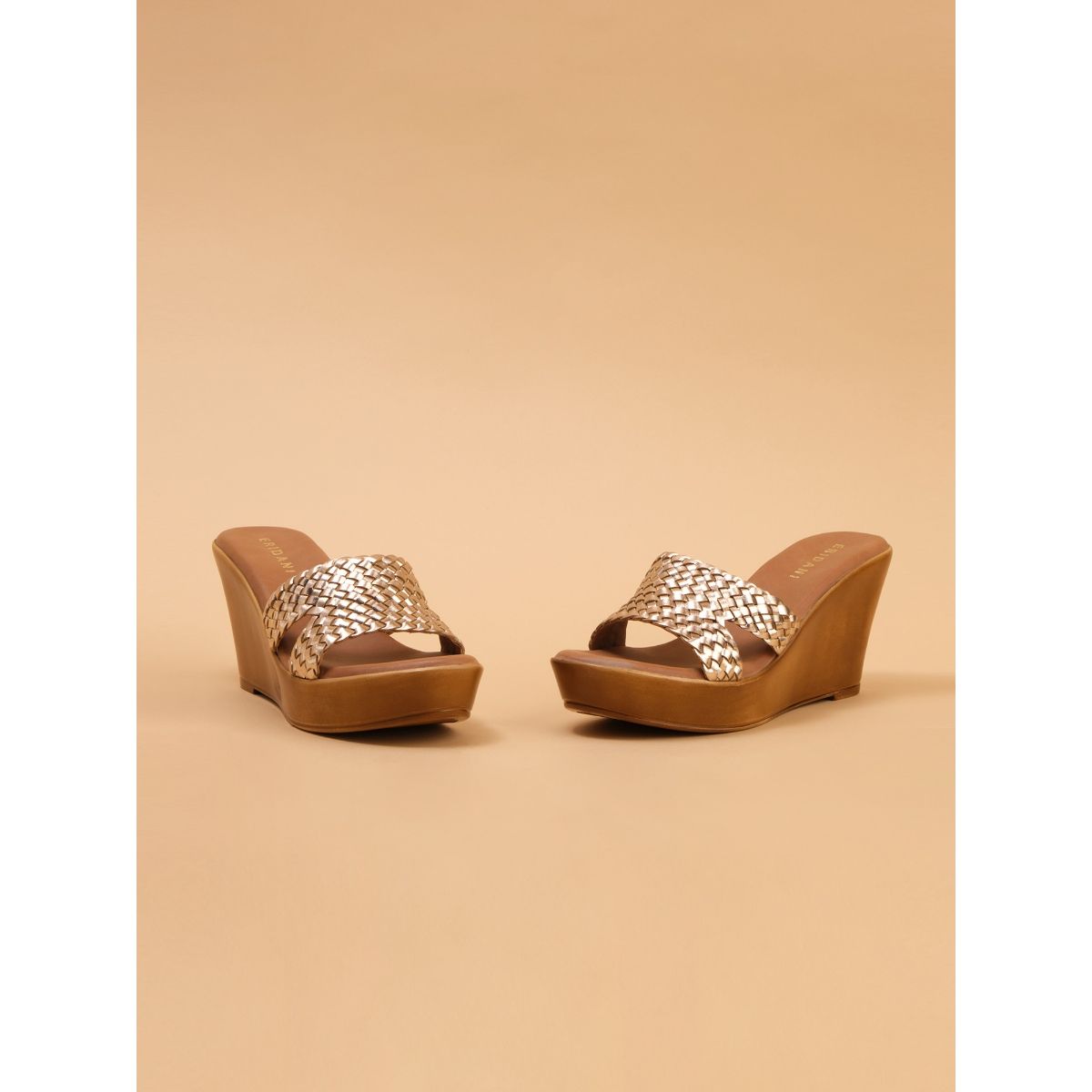 Buy Eridani Addie Rose Gold Wedges Online
