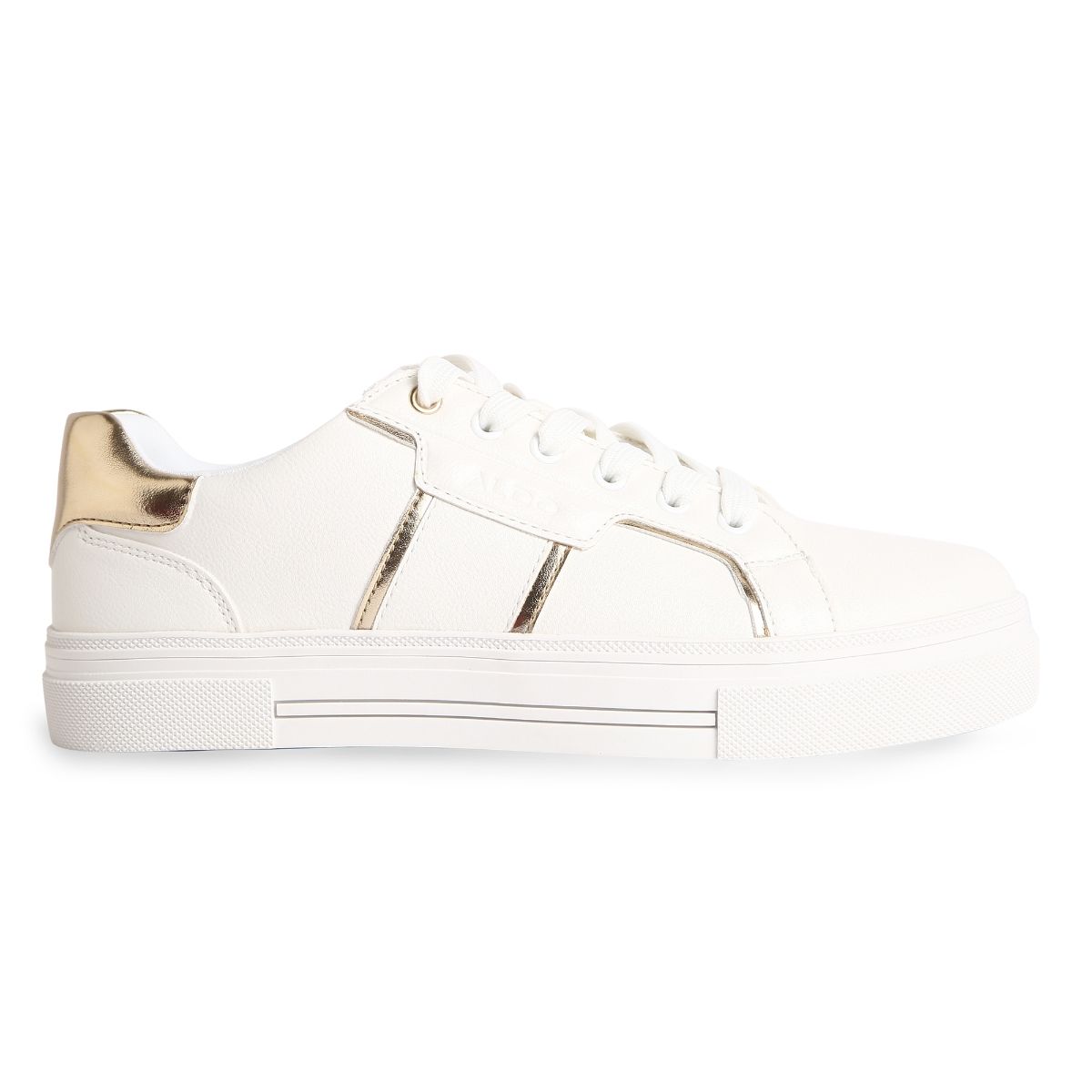 Aldo Onirasean Synthetic Gold Colorblock Sneakers: Buy Aldo Onirasean ...