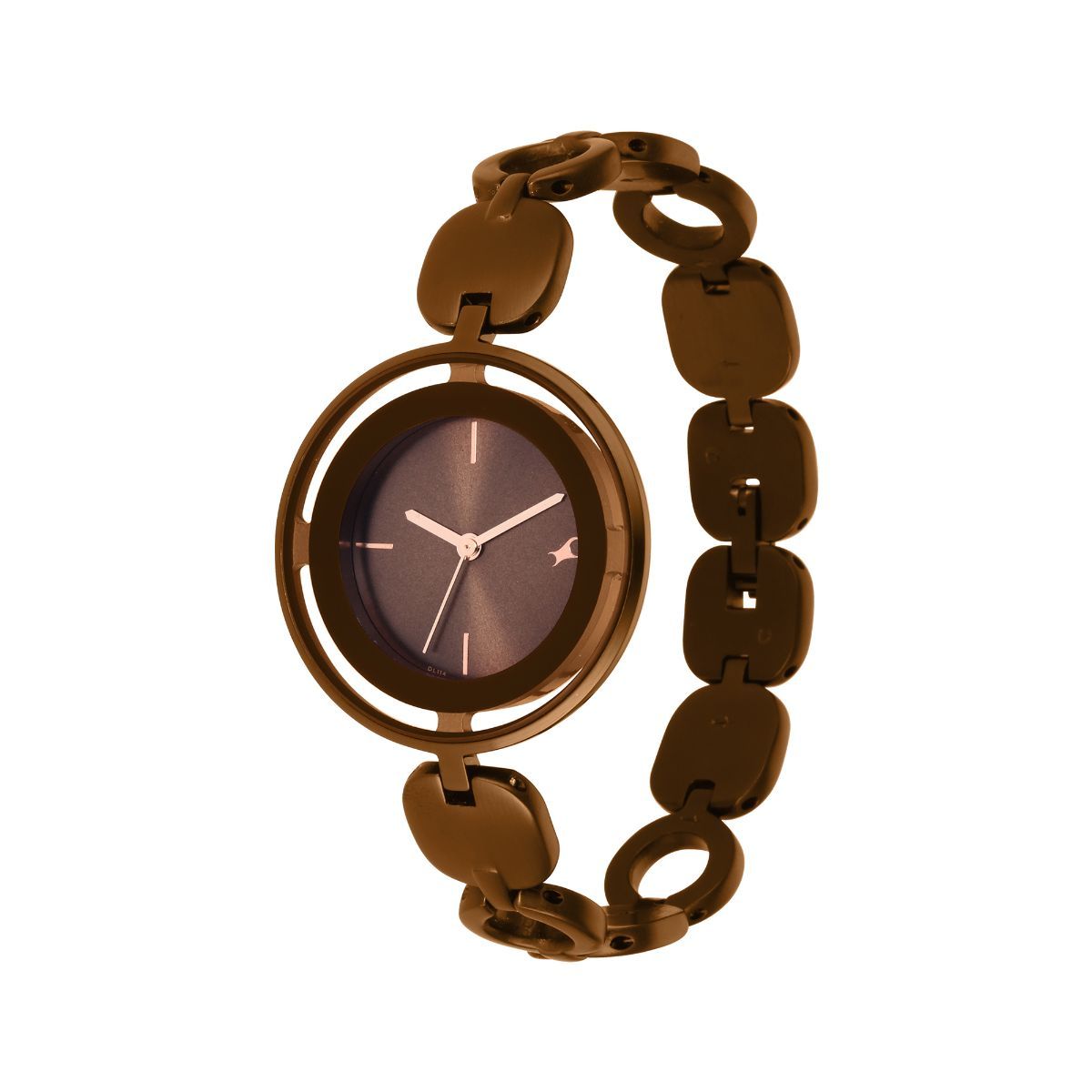 Buy Fastrack Watches Glitch 6237QM01 BrownDial Watch for Women Online