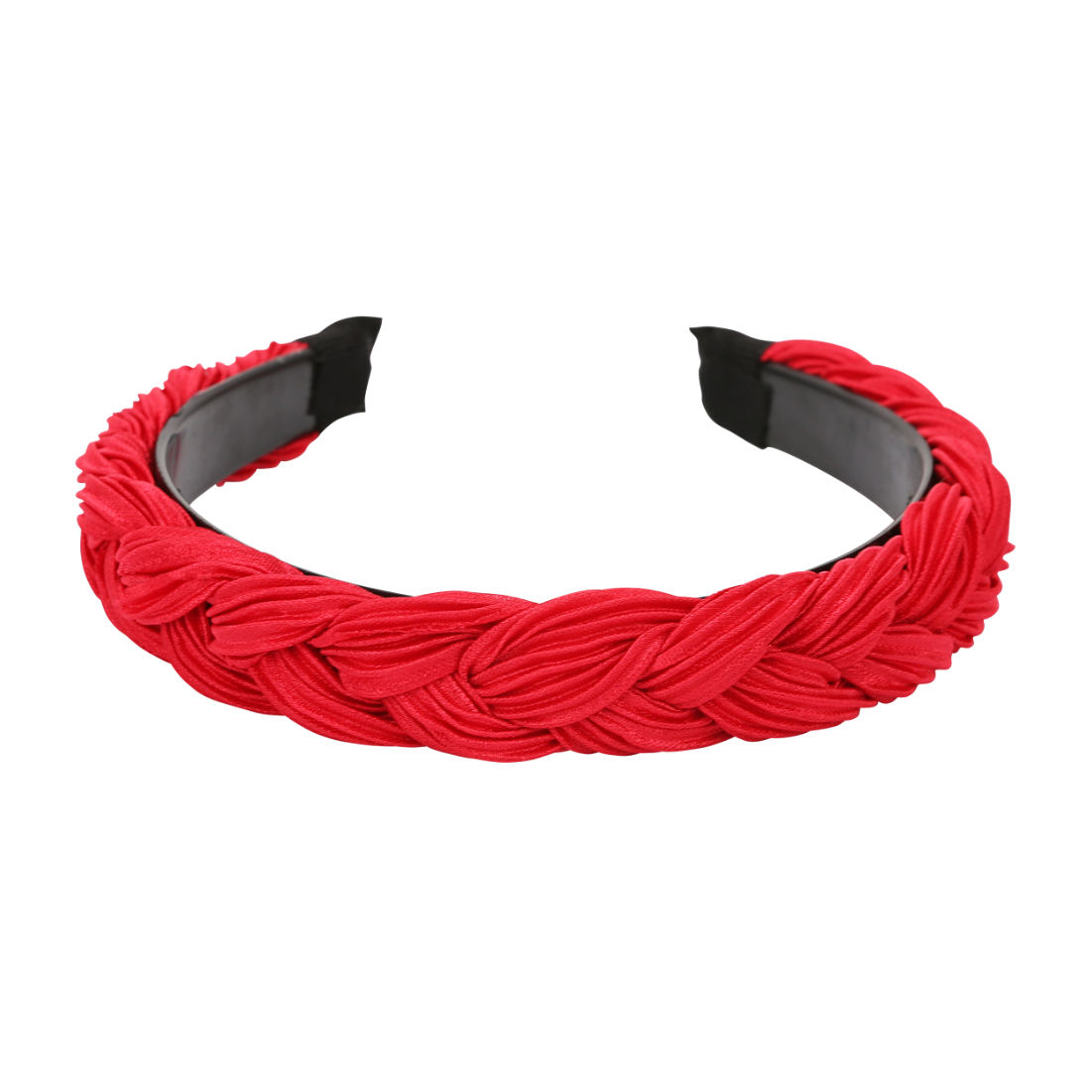 YouBella Hair Jewellery Fabric And Plastic Braid Shape Red Head Band ...