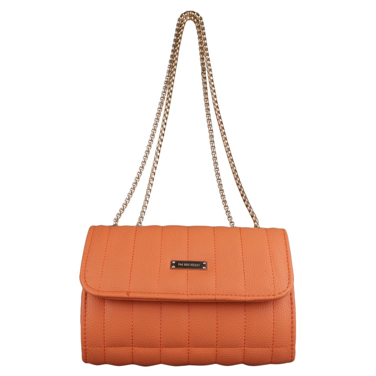 MINI WESST Women's Orange Handbag: Buy MINI WESST Women's Orange ...