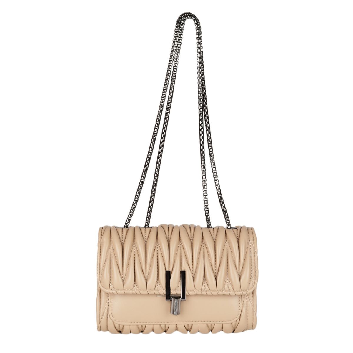 Buy MINI WESST Women's Beige Sling And Cross Bag Online