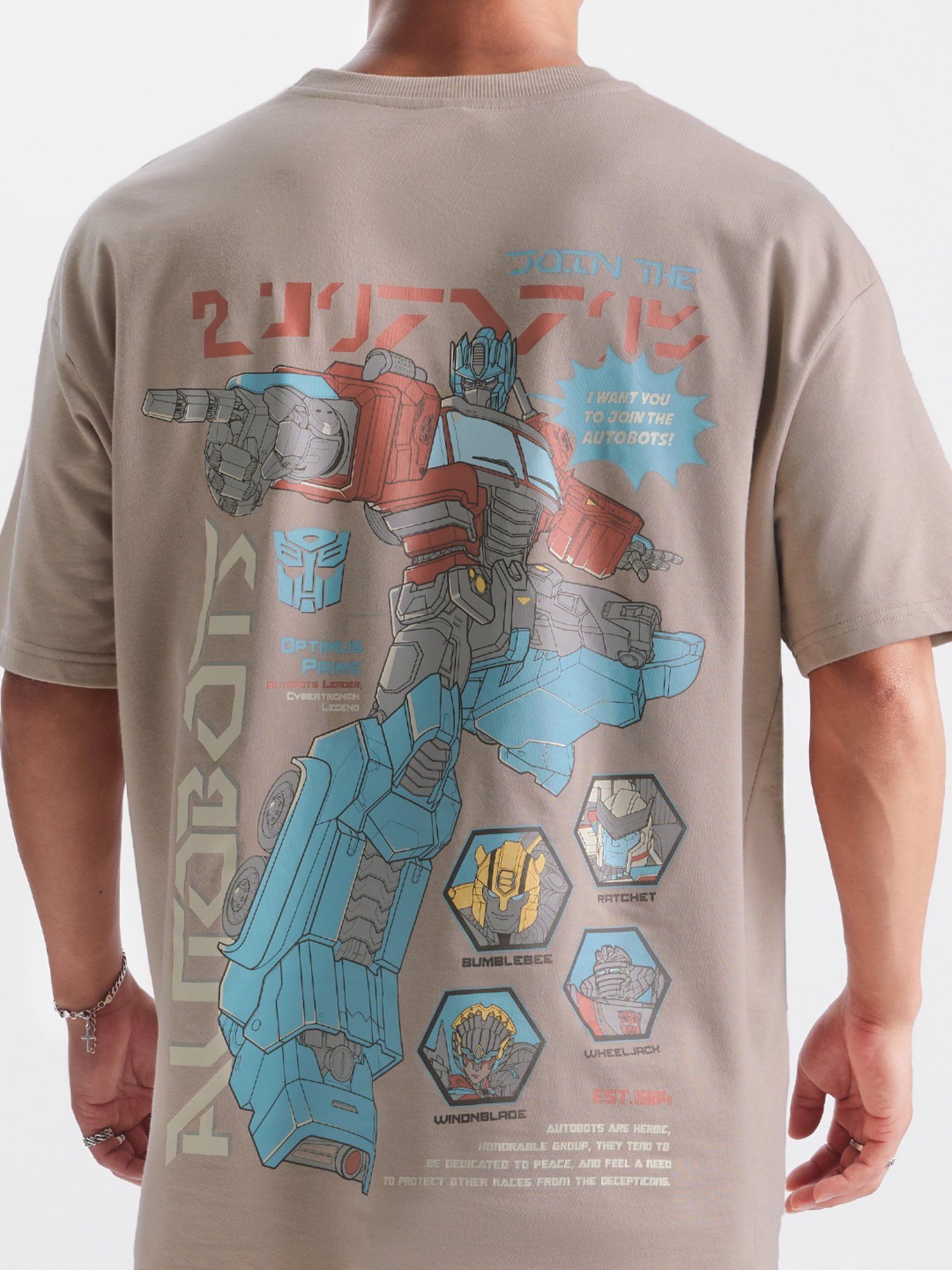 The Souled Store Official Transformers Autobots Oversized T-Shirts: Buy ...