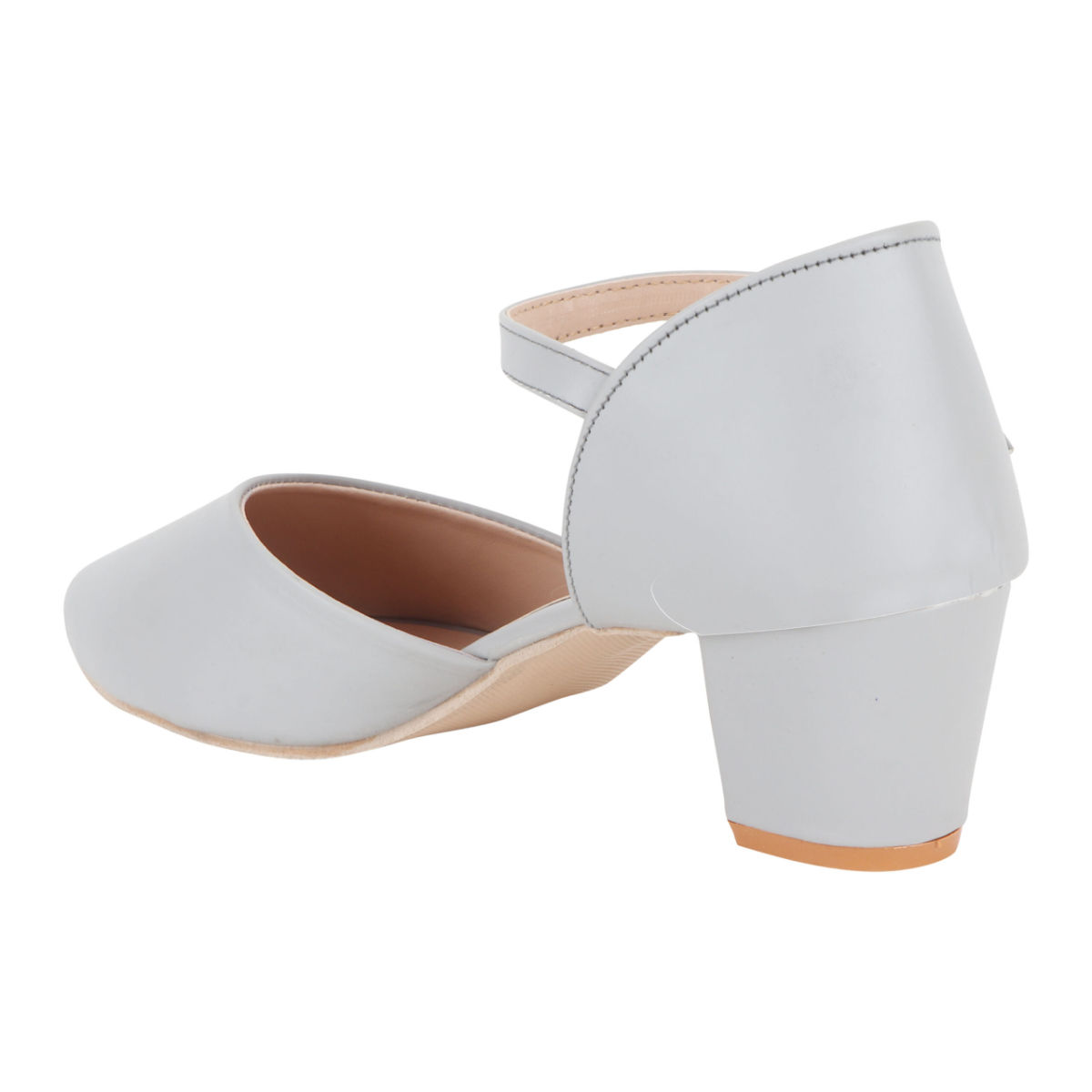 Shoetopia Womens Grey Block Heels: Buy Shoetopia Womens Grey Block ...