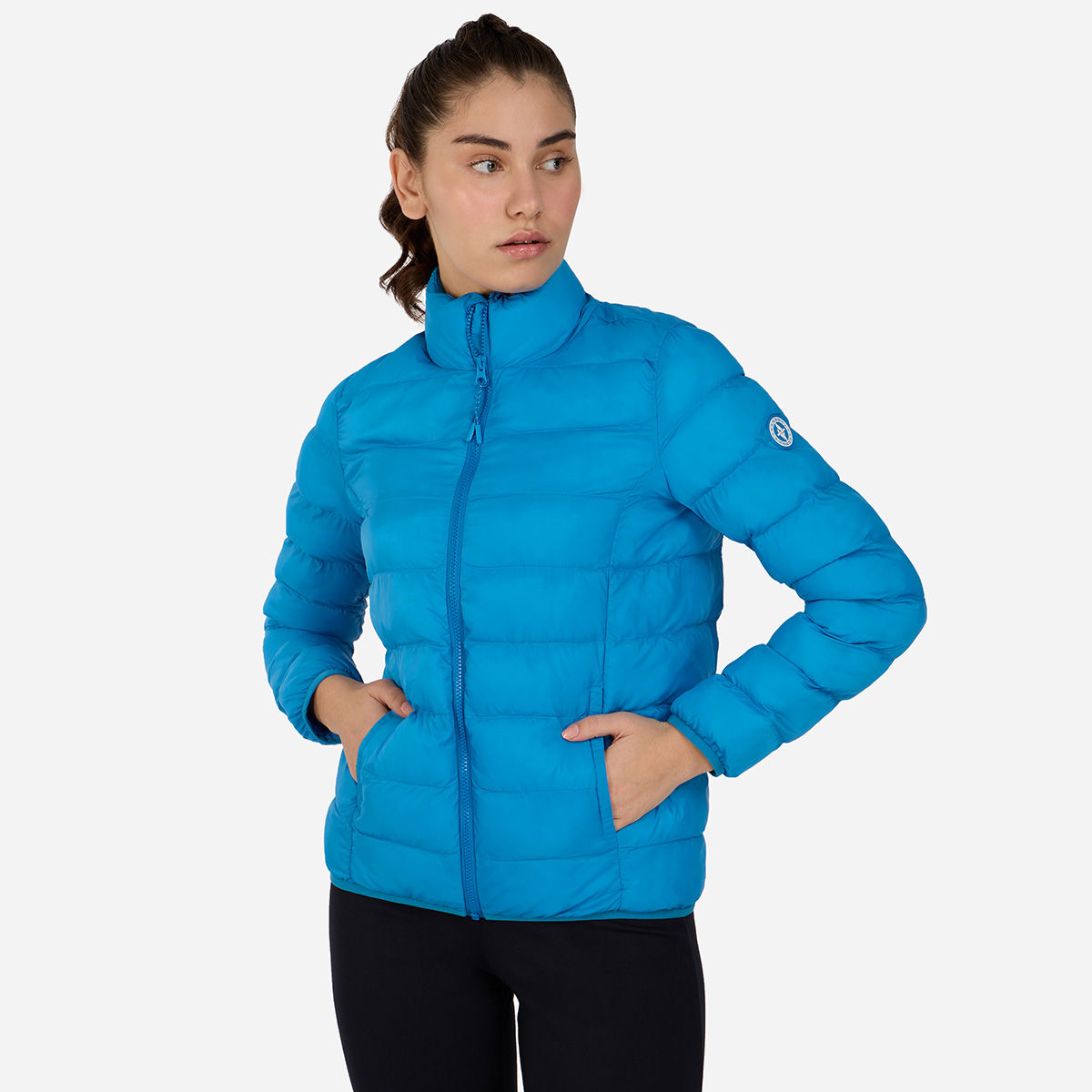 Buy SKECHERS Blue Puffer Peri FZ Jacket Online
