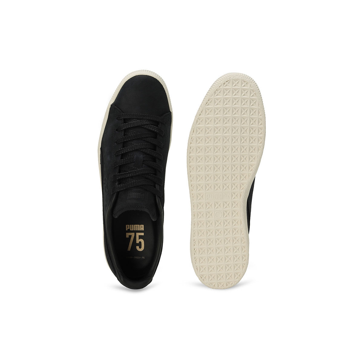 Puma CLYDE OG 75Y PRM Unisex Black Sneakers: Buy Puma CLYDE OG 75Y PRM ...
