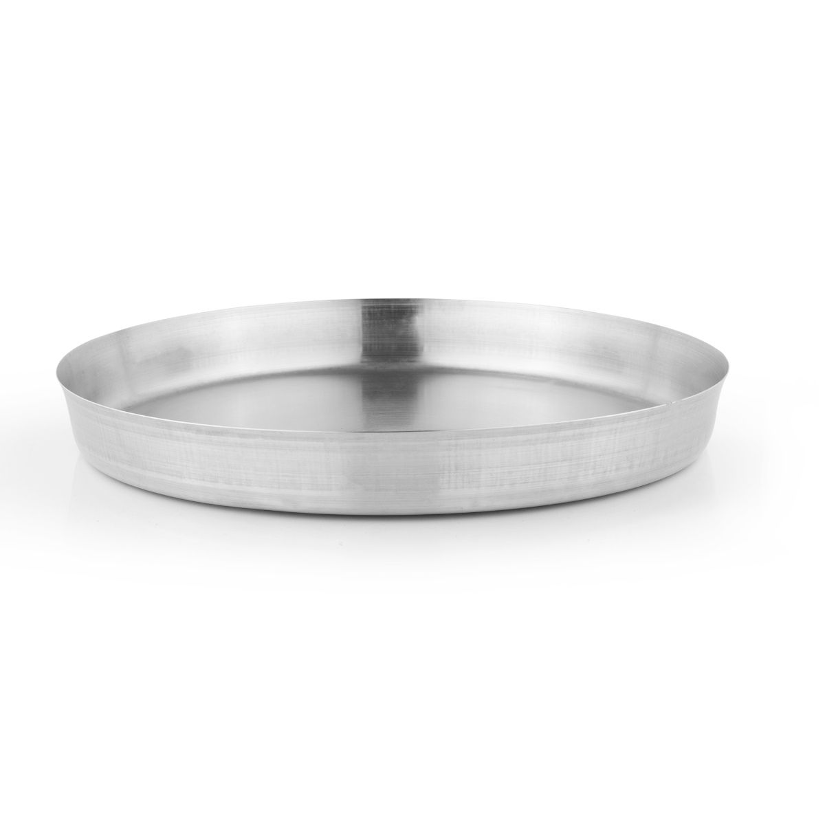 Buy Omega IVY Stainless Steel Matte Finish Dinner Khumcha Plate Online