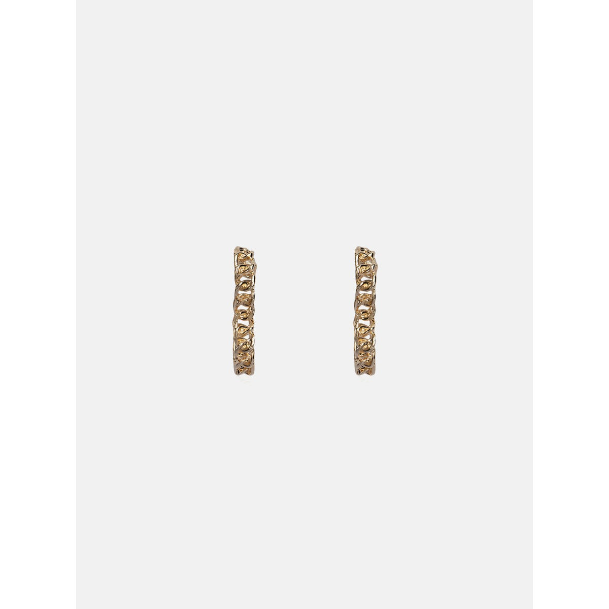 KAZO Gold Chain Heart Shaped Loops: Buy KAZO Gold Chain Heart Shaped ...