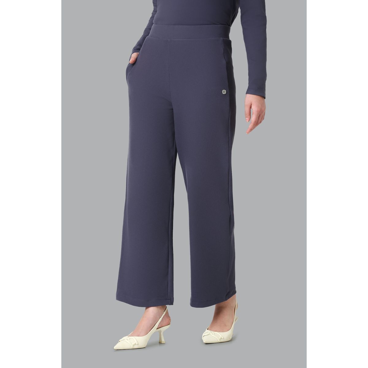 Buy Van Heusen Woman Lingerie And Athleisure Zipper Pocket Wide Leg