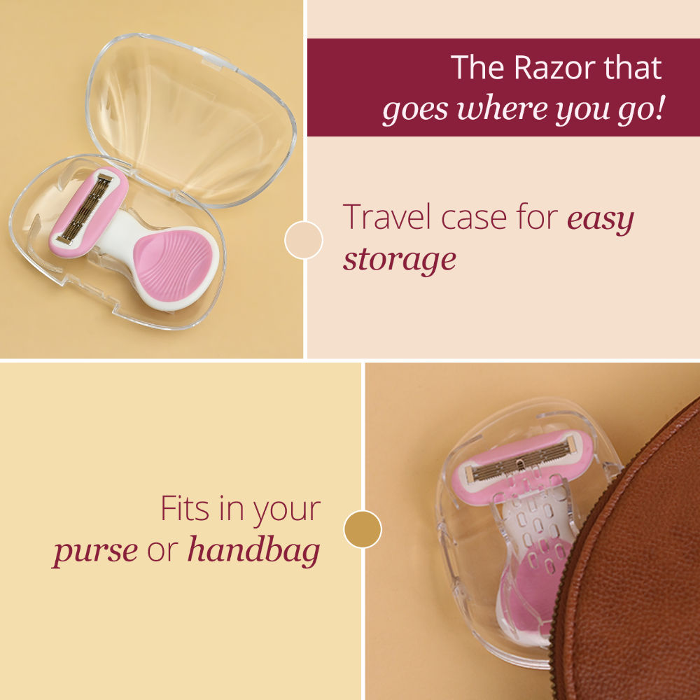 Carmesi Body Razor for Women's Hair Removal - Enriched with Aloe Vera ...