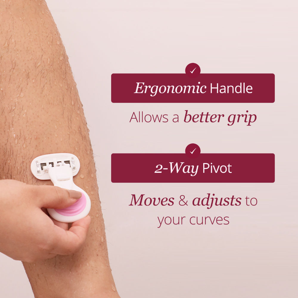 Carmesi Body Razor for Women's Hair Removal - Enriched with Aloe Vera ...