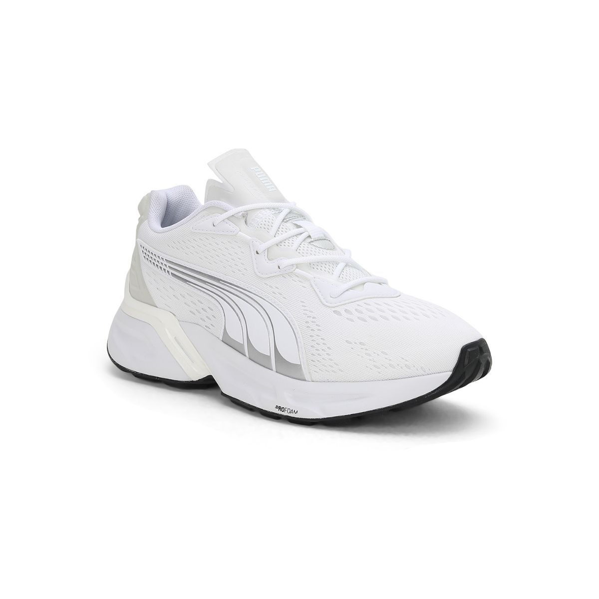 Buy Puma Pwrframe Aerogram Eng. Mesh Unisex White Sneakers Online
