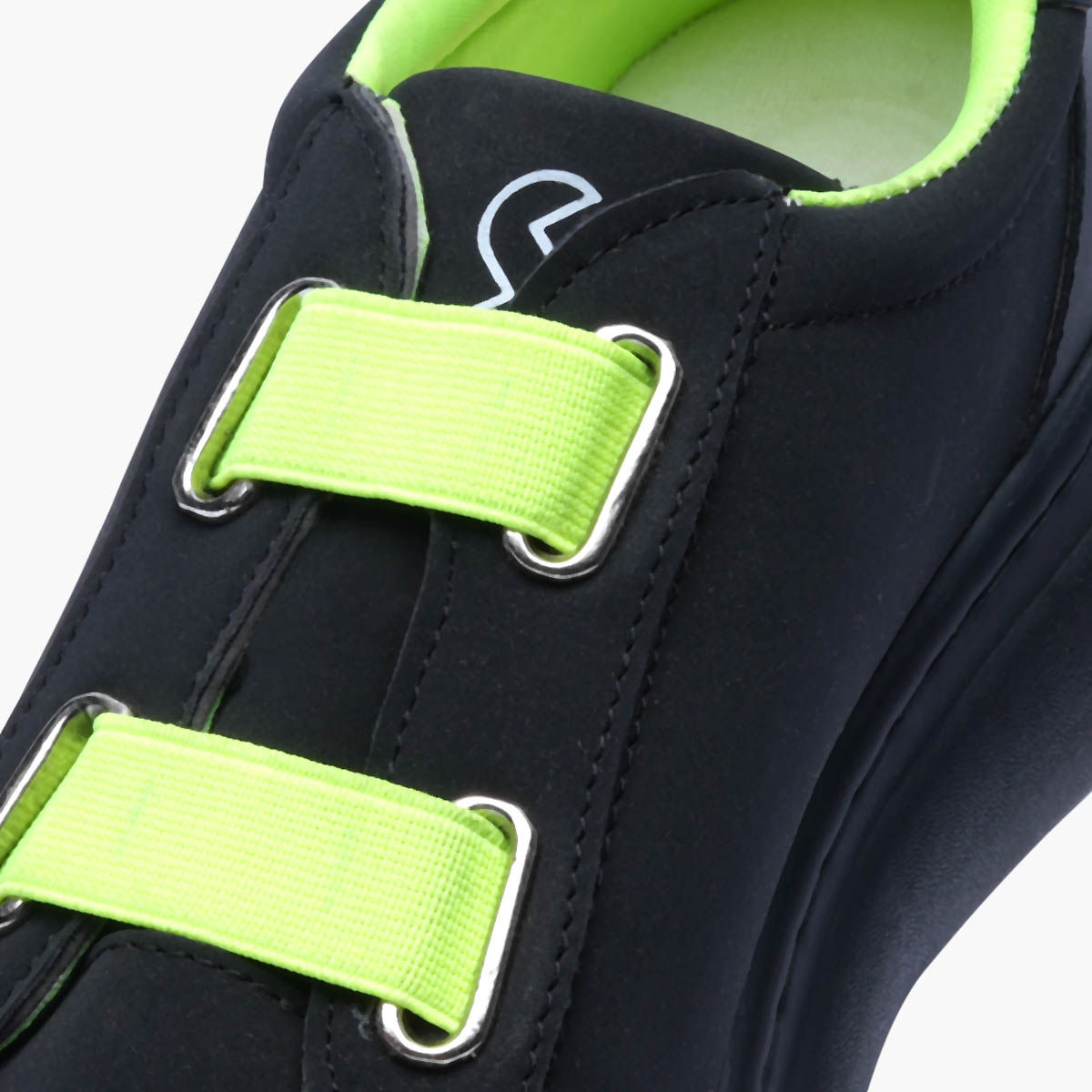 Buy SOLETHREADS Solid Black Women Sneakers Online