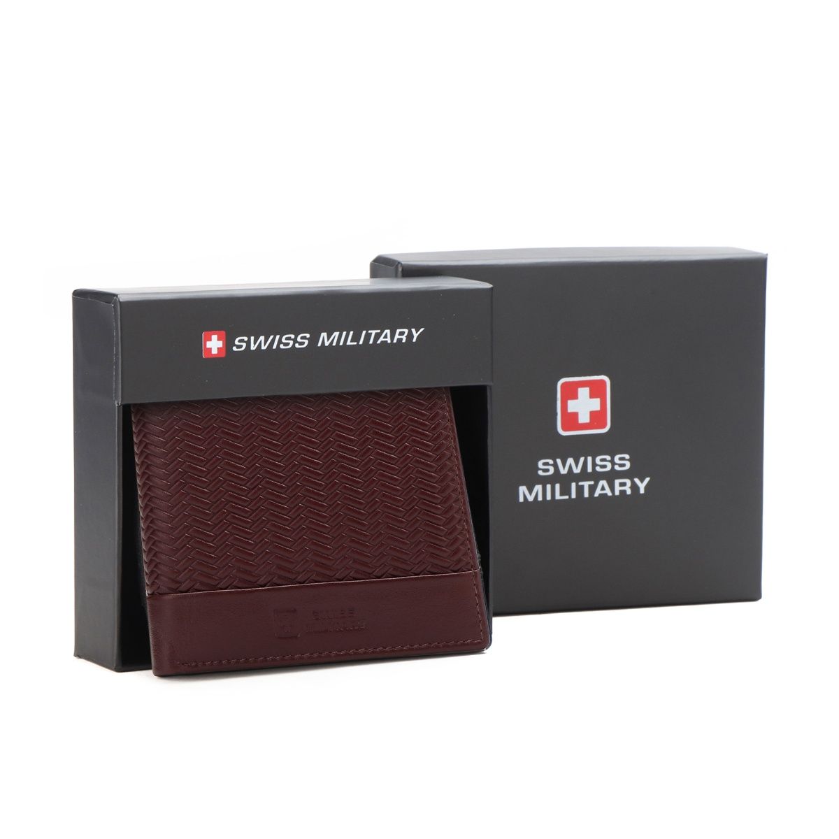 Buy Swiss Military Lotto Bi-Fold Coin Wallet - Brandy Online