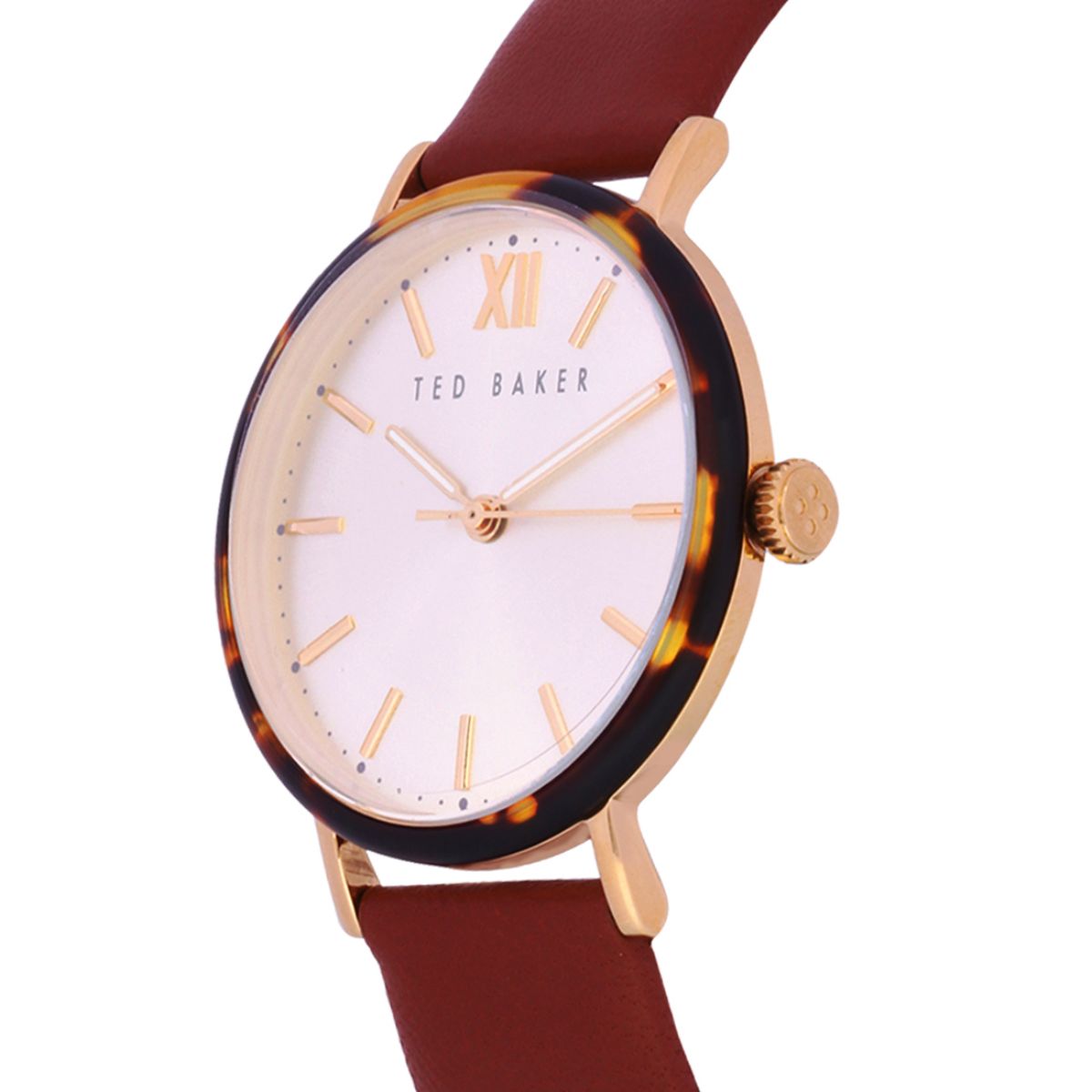 Buy Ted Baker Brown Genuine Leather Watch Online
