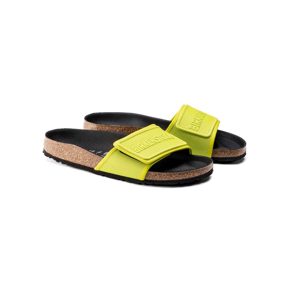 Buy Birkenstock Tema Yellow Regular Unisex Slide Sandals Online