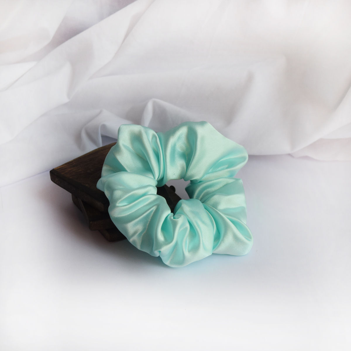 Buy Soho Boho Studio By Aarti Thakur Turquoise Mint Scrunchie Online