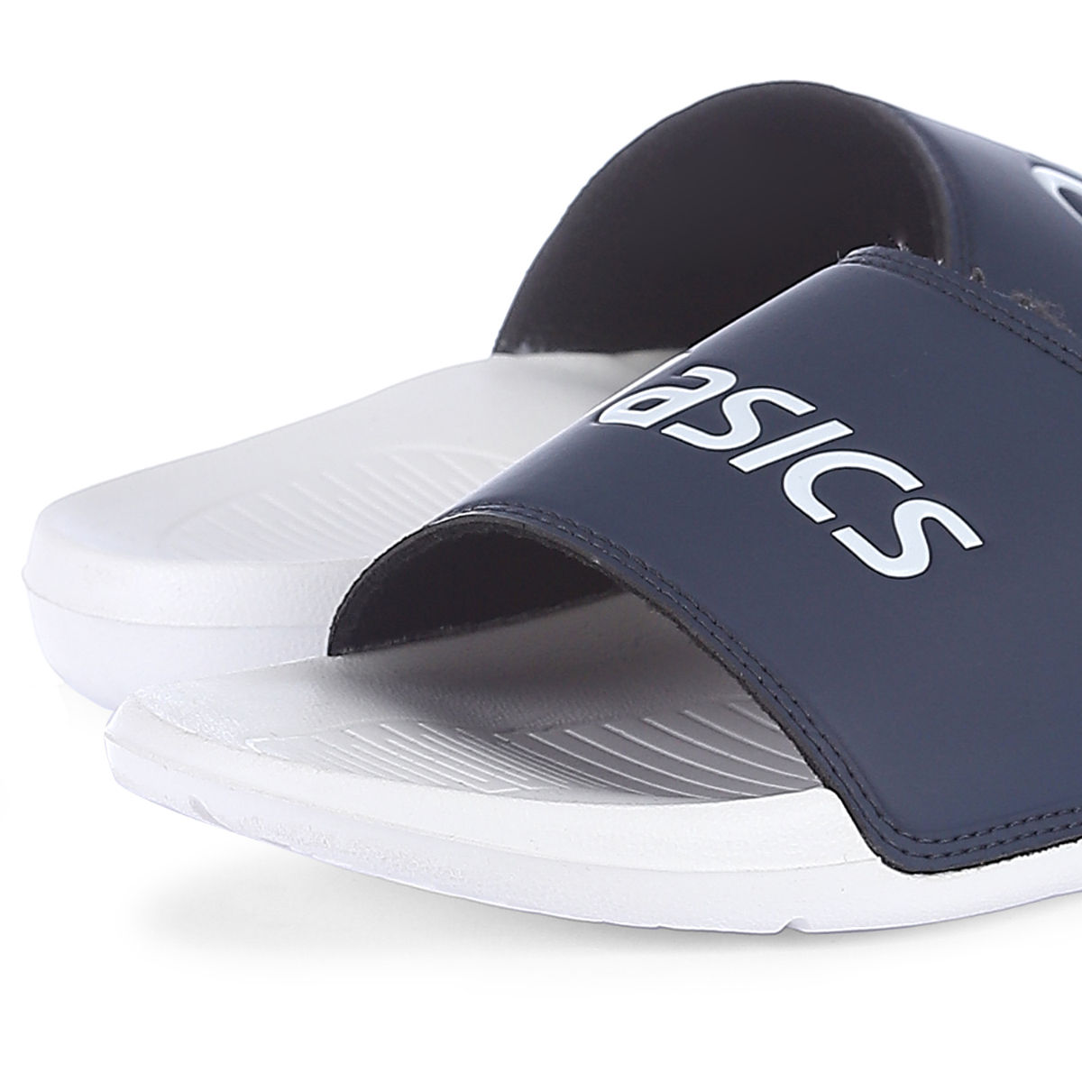 Buy ASICS AS003 Blue & White Unisex Sliders Online