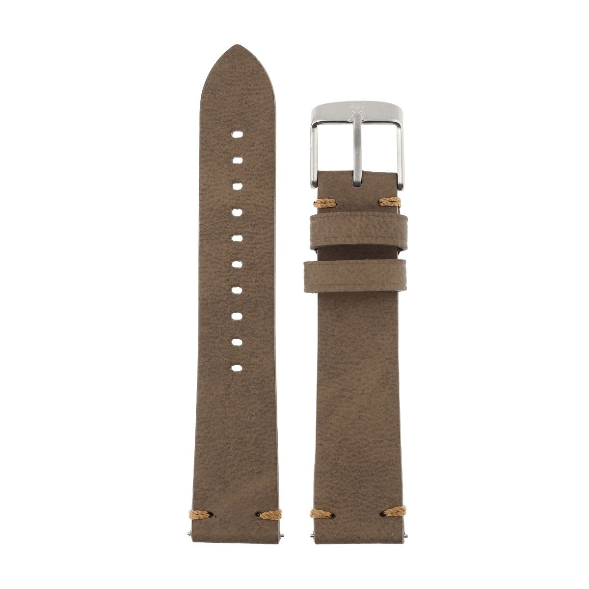 Buy Titan 20 mm Brown Genuine Leather Strap for Men Nf108027020Sq-P Online