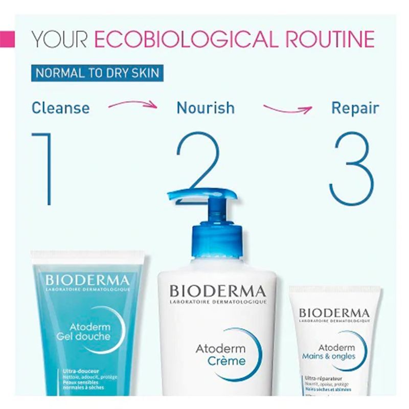 Bioderma Atoderm Creme Ultra-nourishing Face & Body Daily Care, Normal ...