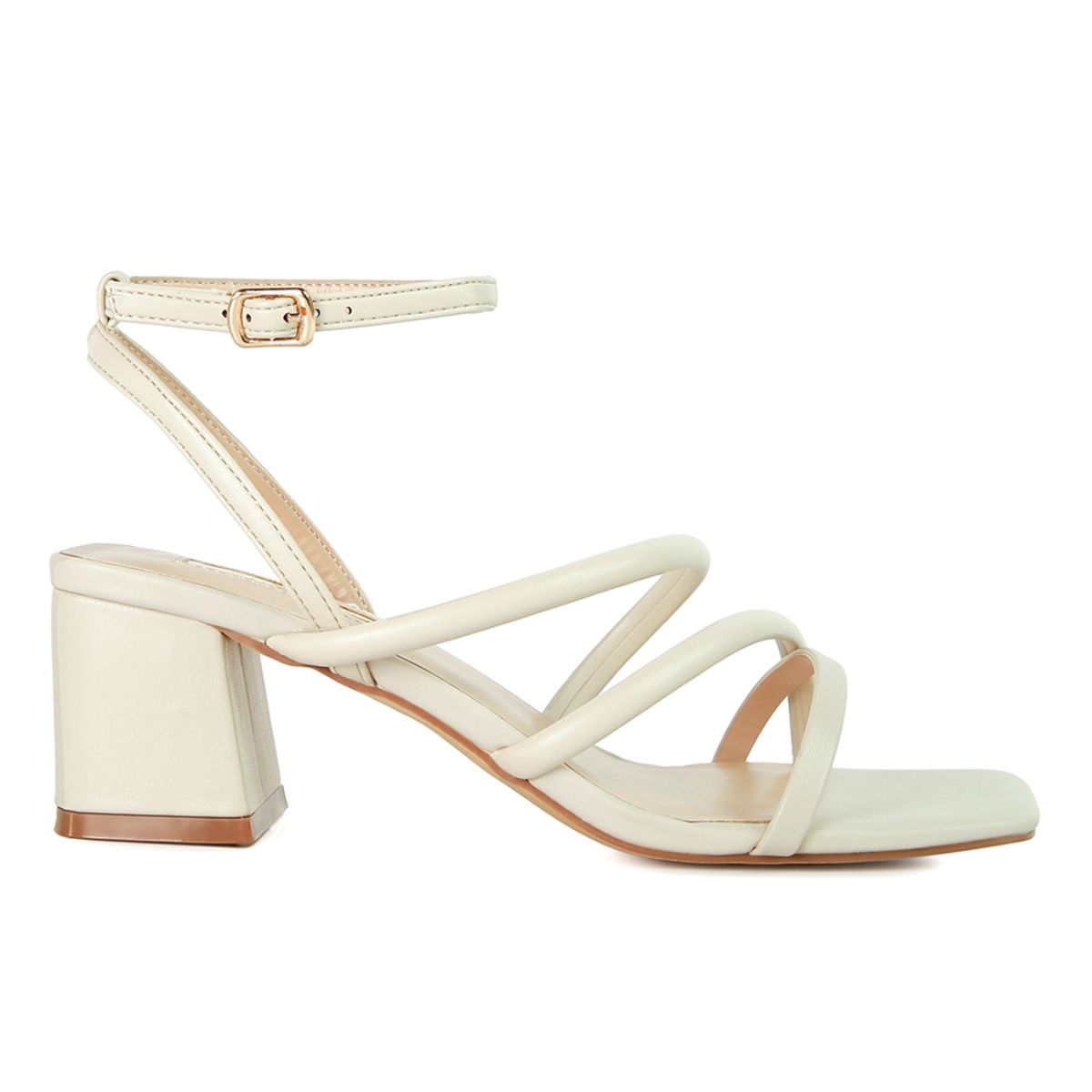 Buy London Rag Solid Off White Heels Online