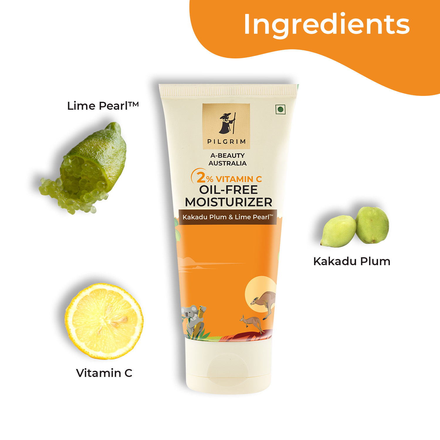 Buy Pilgrim 2% Vitamin C Oil - Free Moisturizer Online