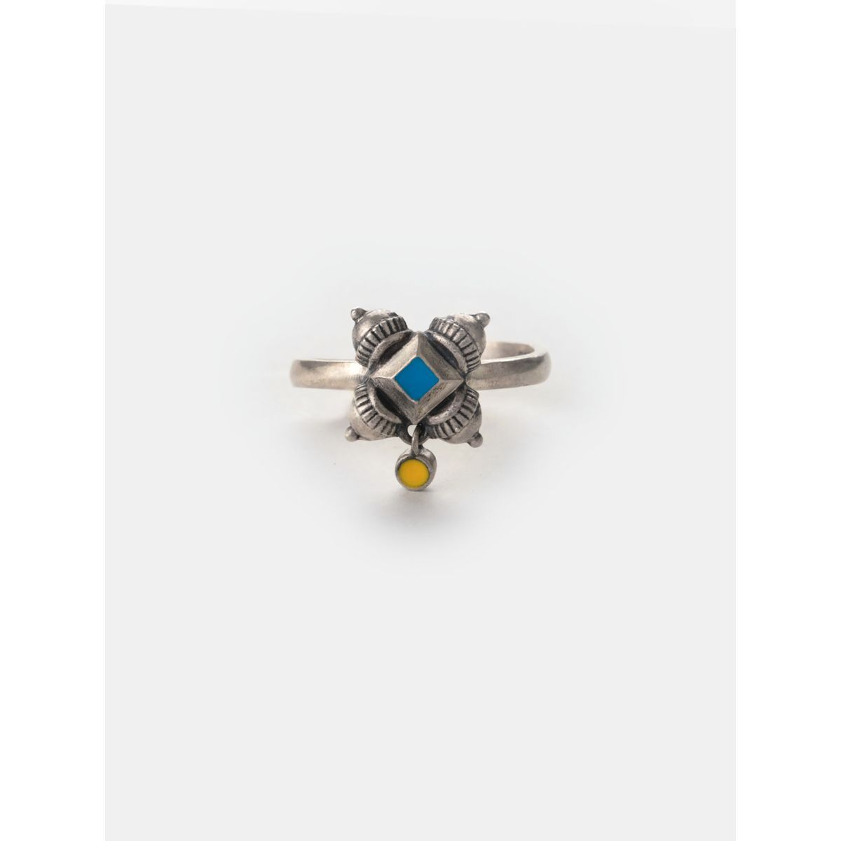 Buy 925 Silver Shaya by CaratLane Antique Rudra Vent Ring in Online