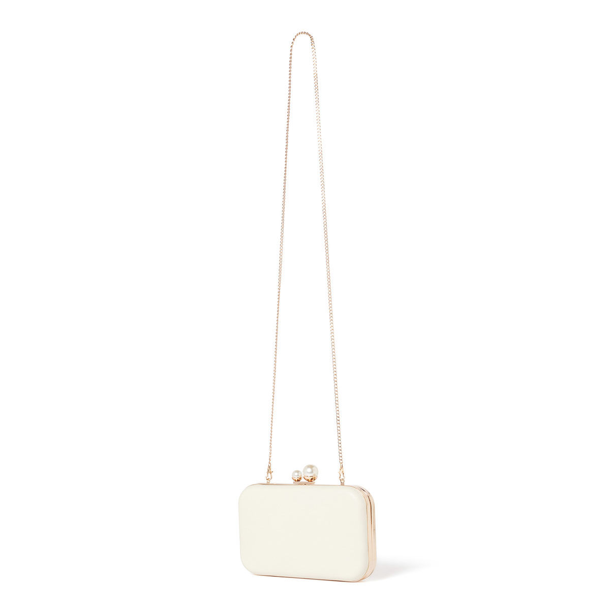 Buy Forever New Nancy Pearl Clasp Hardcase Clutch Online