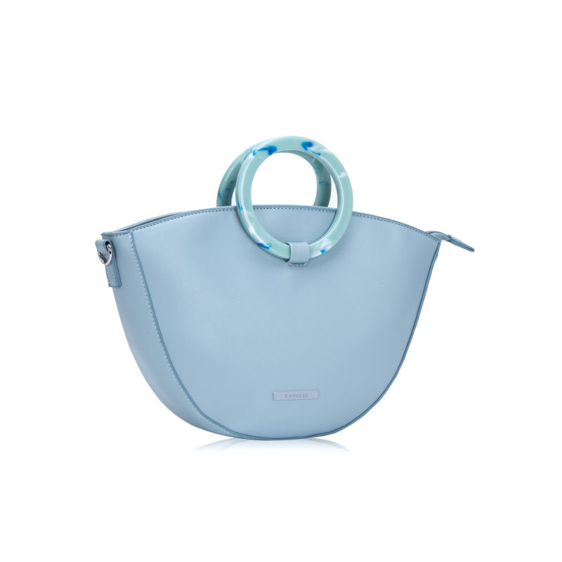 Buy Caprese Edwina Small Blue Satchel Online
