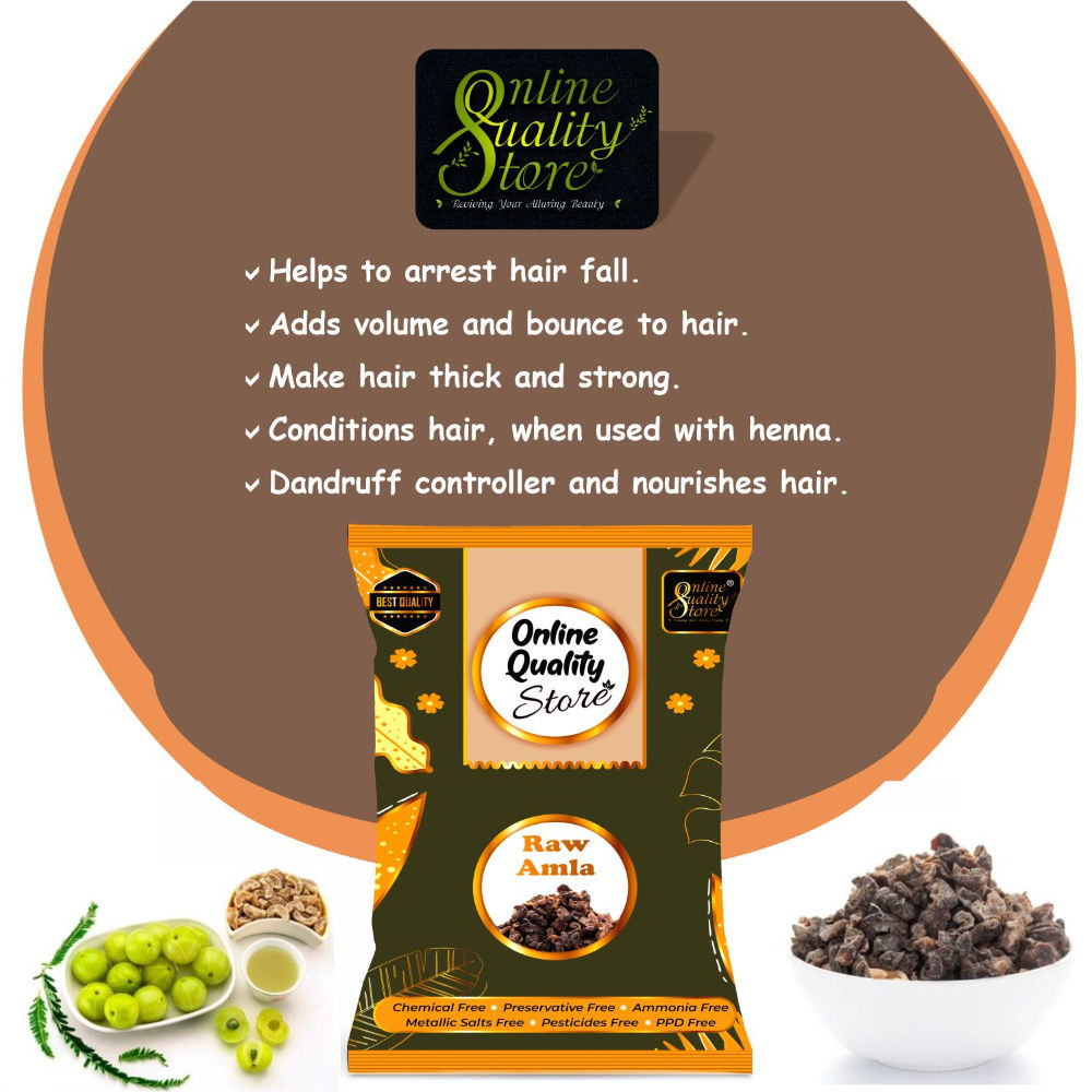 Online Quality Store Raw Amla Natural Dried Form For Hair & Skin: Buy ...