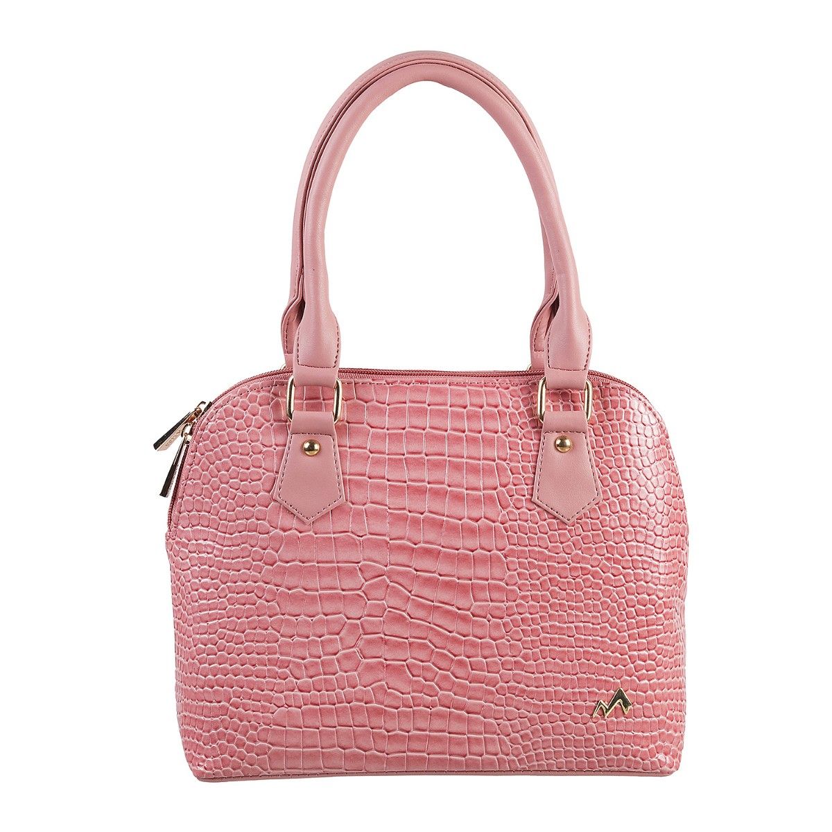 Buy Metro Textured Peach Handbag Online