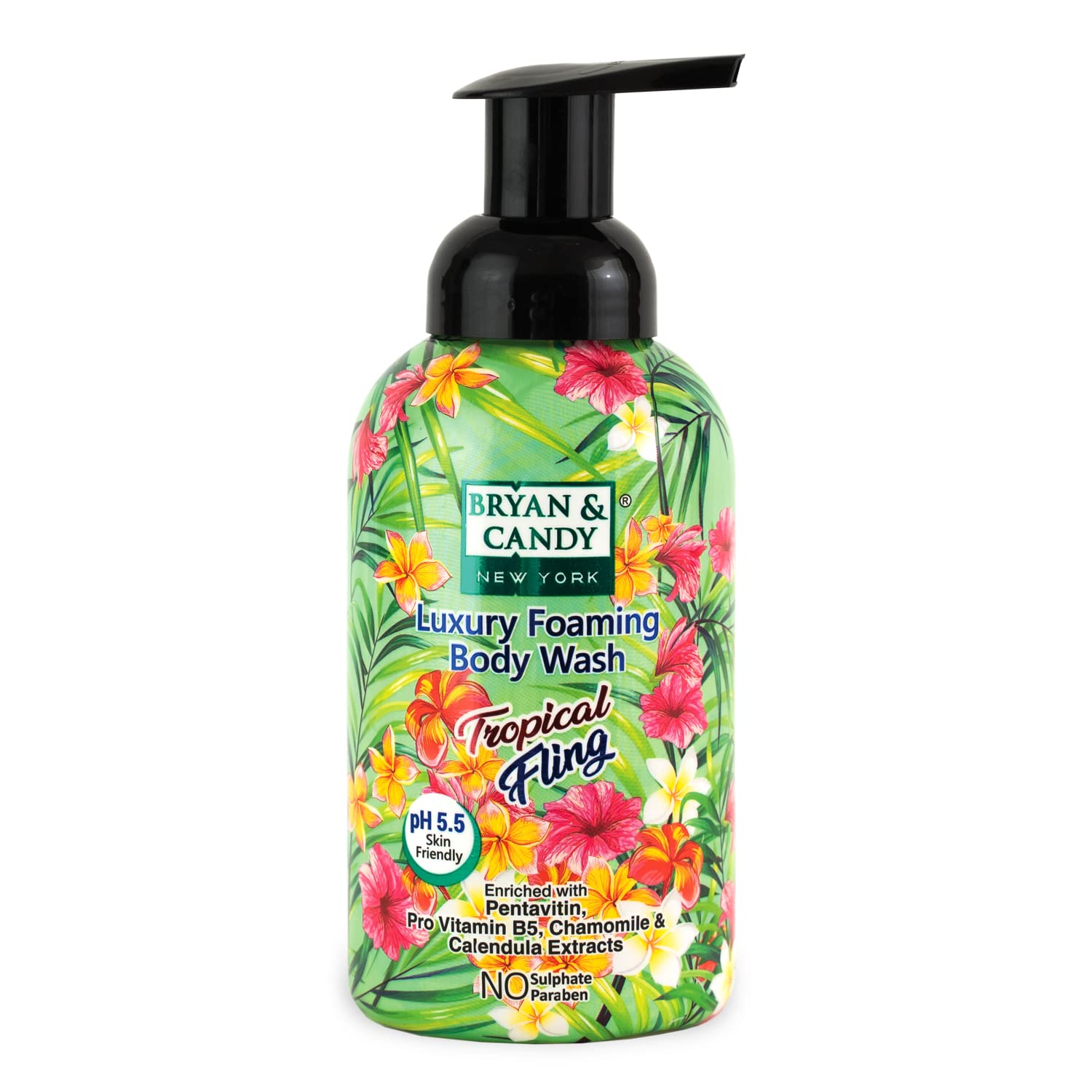 BRYAN & CANDY Tropical Fling Luxury Foaming Body Wash Skin Friendly pH ...