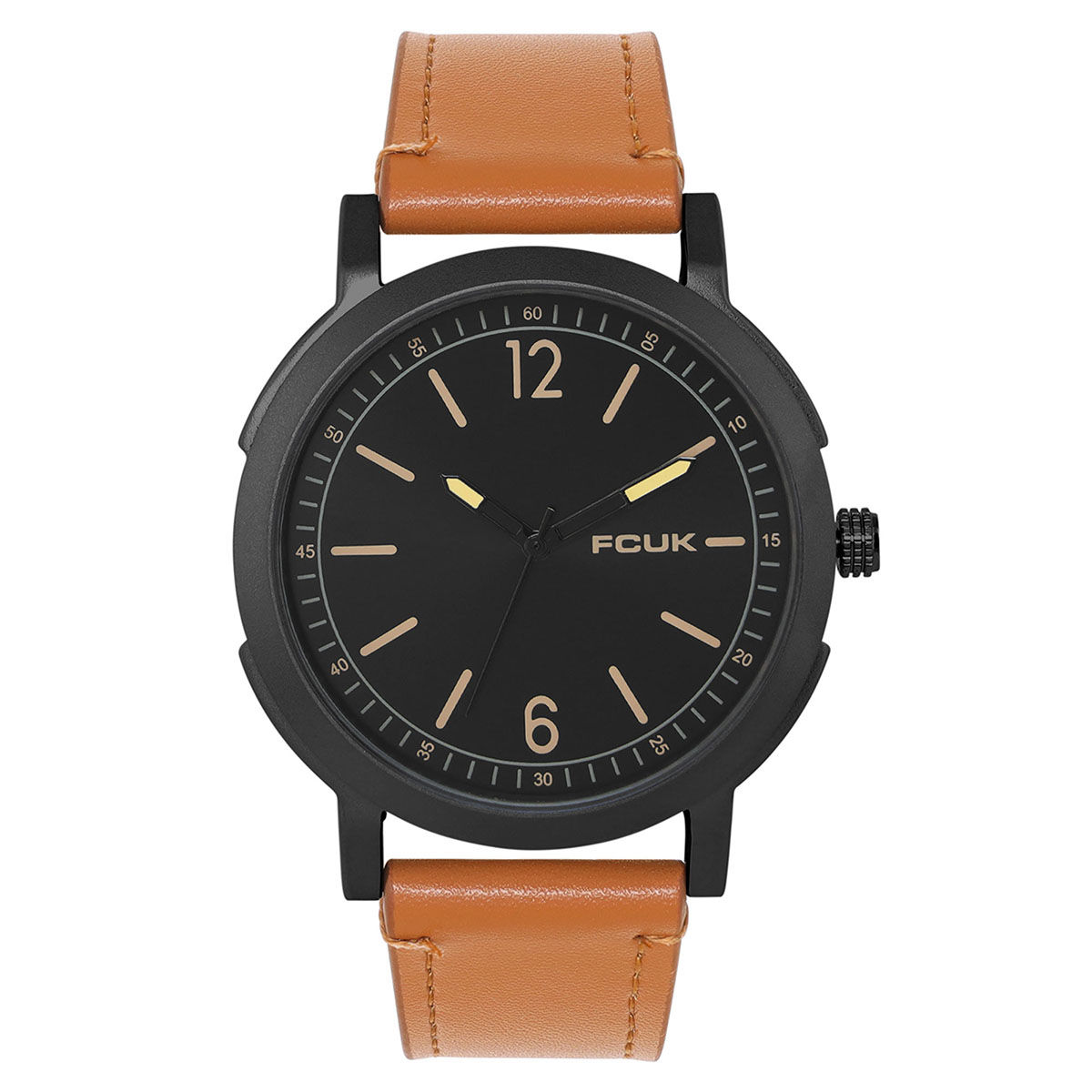 Buy FCUK Black Dial Analog Watch for Men- FK00010G (M) Online