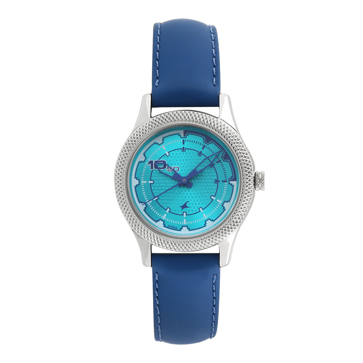 Buy Fastrack Blue Dial Blue Leather Strap Watch Online