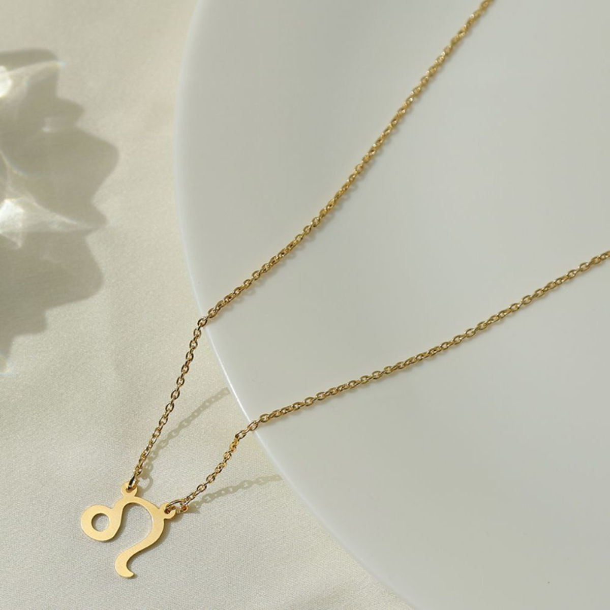 Buy Pipa Bella by Nykaa Fashion Leo Zodiac Sign Necklace - Gold Online