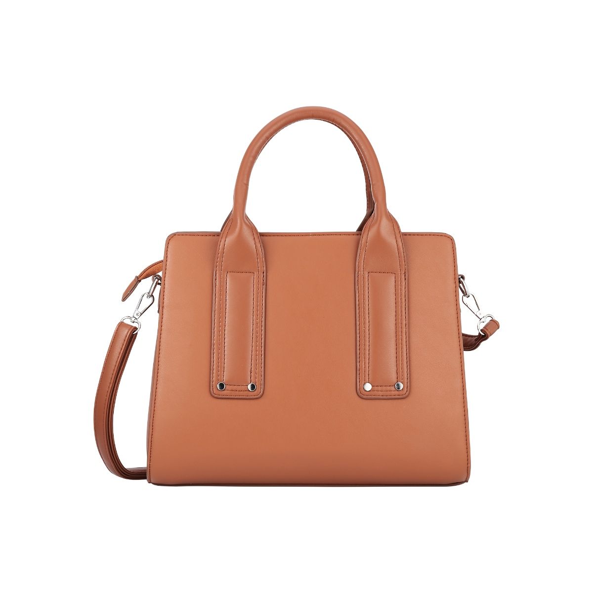 Buy Fastrack Structured Tan Satchel Bag Online