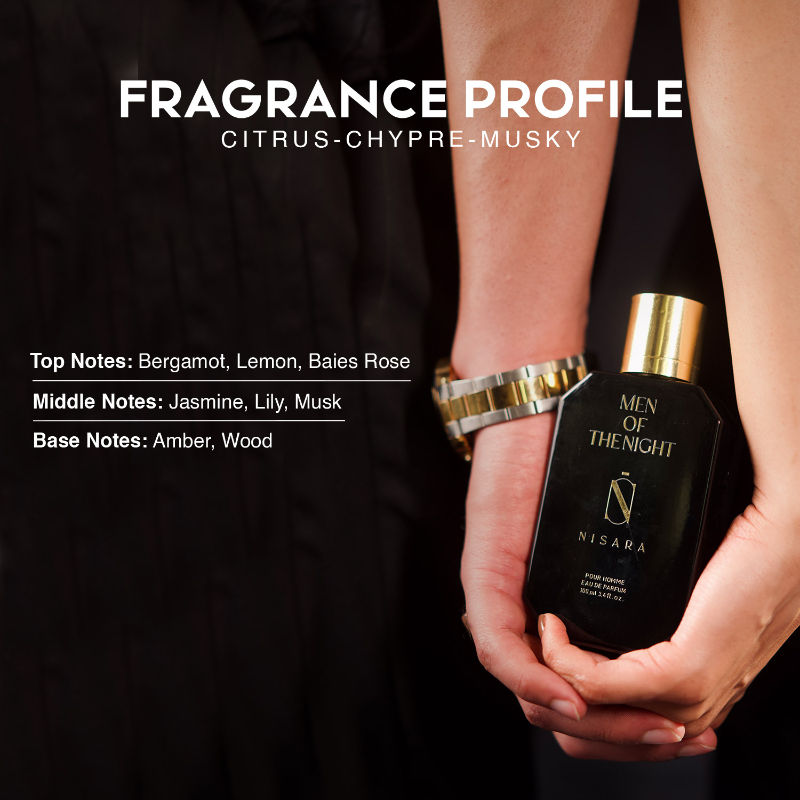 Buy NISARA Men Of The Night Eau De Parfum For A Long Lasting Citrus ...