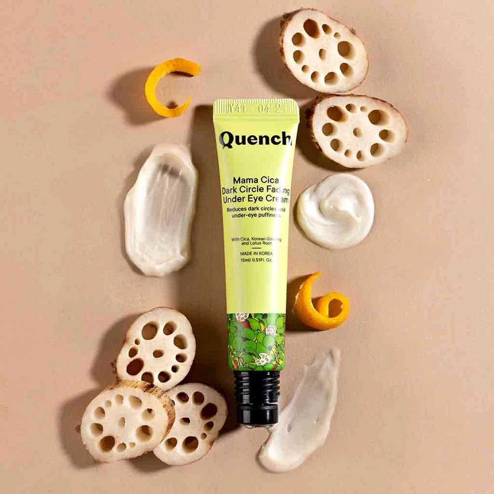 Buy QUENCH Korean Ginseng Under Eye Cream For Dark Circles & Puffiness ...