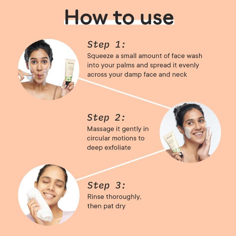 Buy Quench Rice Water & Vitamin E Cream Face Wash For Gentle ...