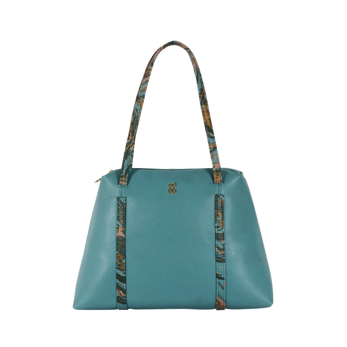 Buy Baggit Art Blue Small Tote Handbag Online