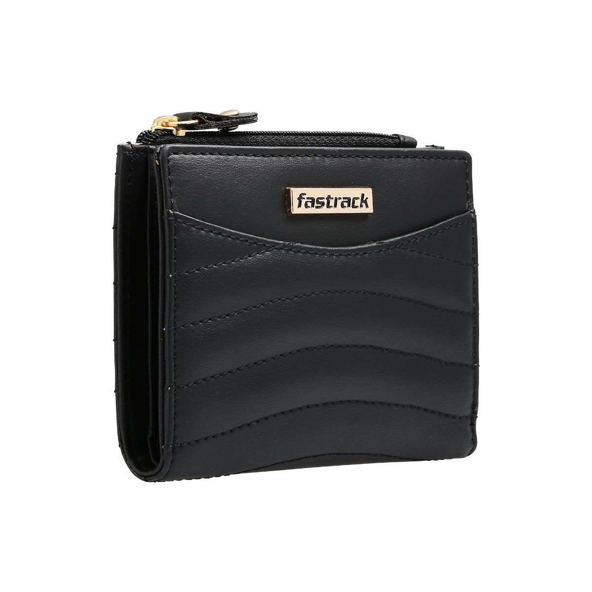 Buy Fastrack Black Quilted Wallet Online