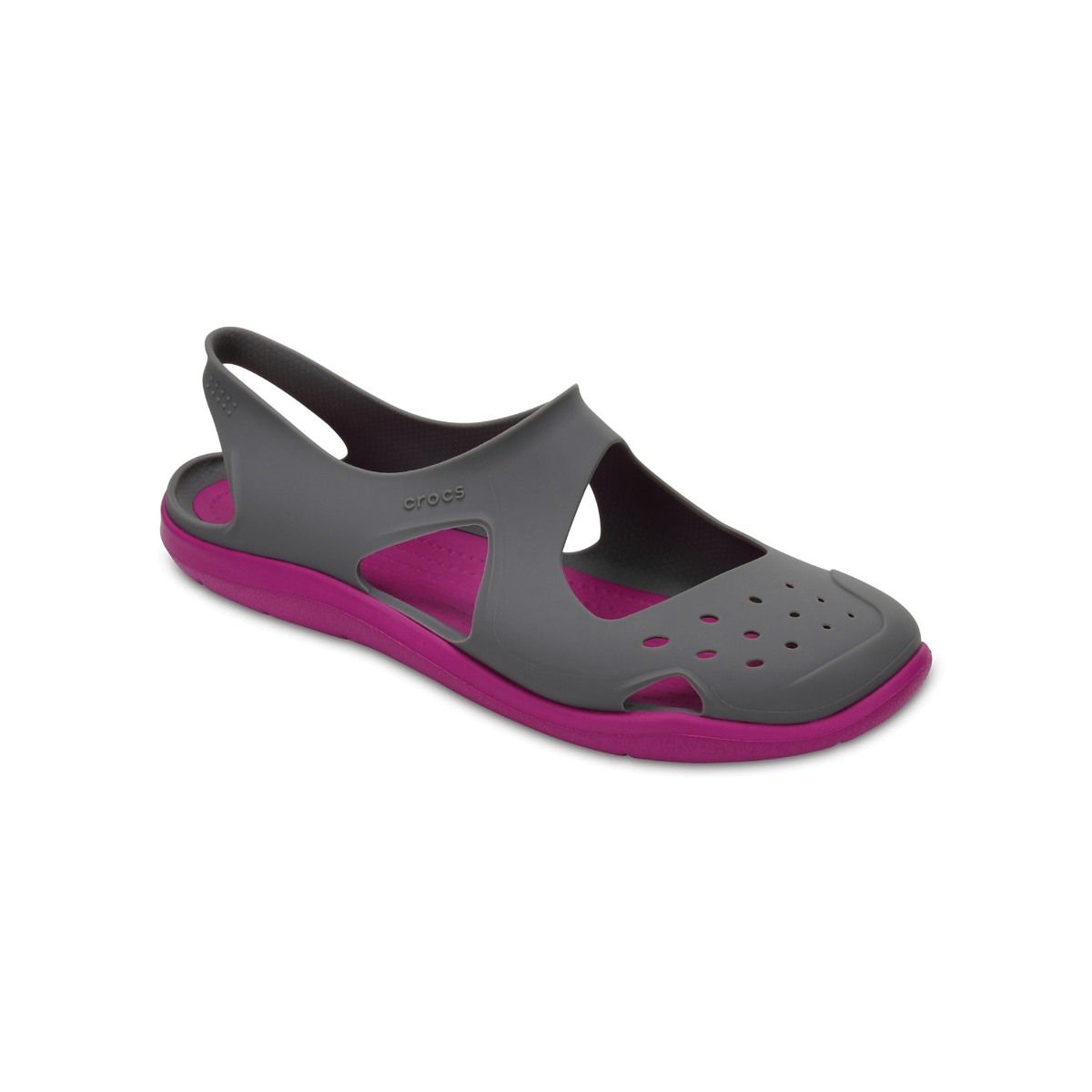 Crocs Grey Swiftwater Women Sandals: Buy Crocs Grey Swiftwater Women ...
