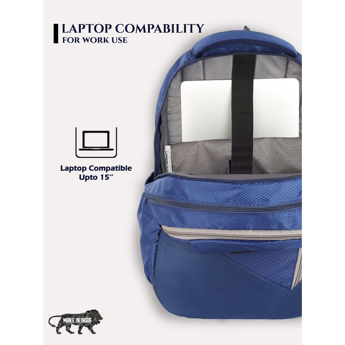 Buy Lavie Sport Lozenge Pro 34L Laptop Medium Backpack Unisex Casual ...