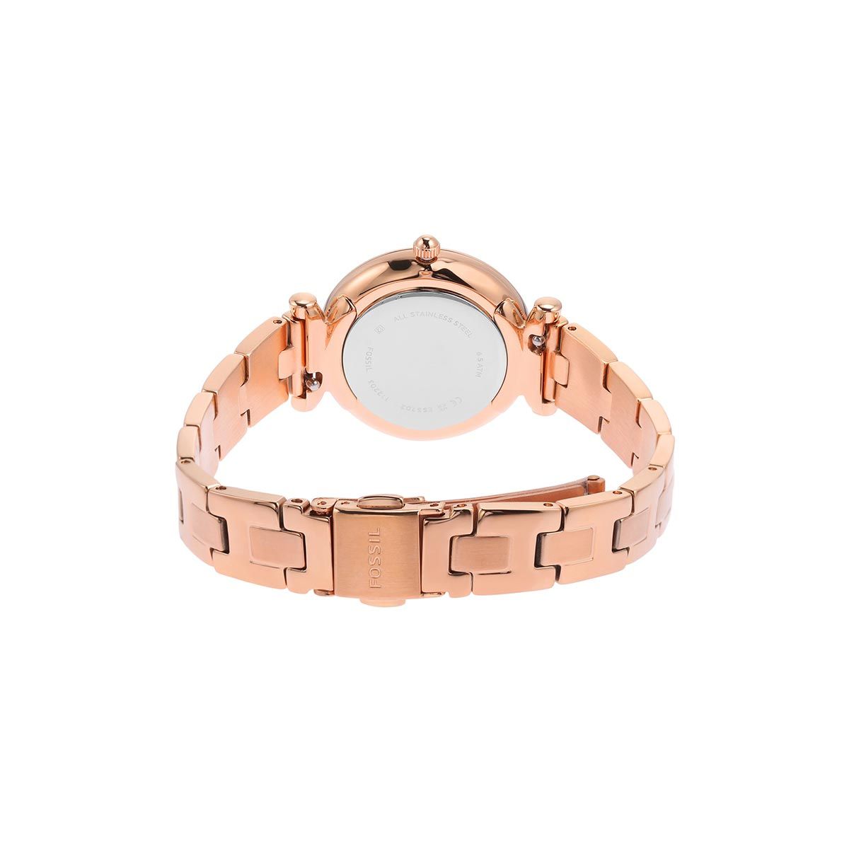 Buy Fossil Carlie Rose Gold Watch Es5202 Online
