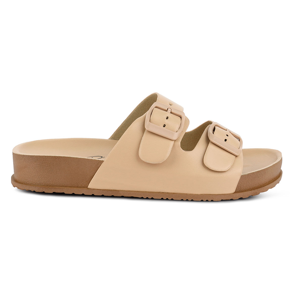 Buy London Rag Solid Beige Sliders Online