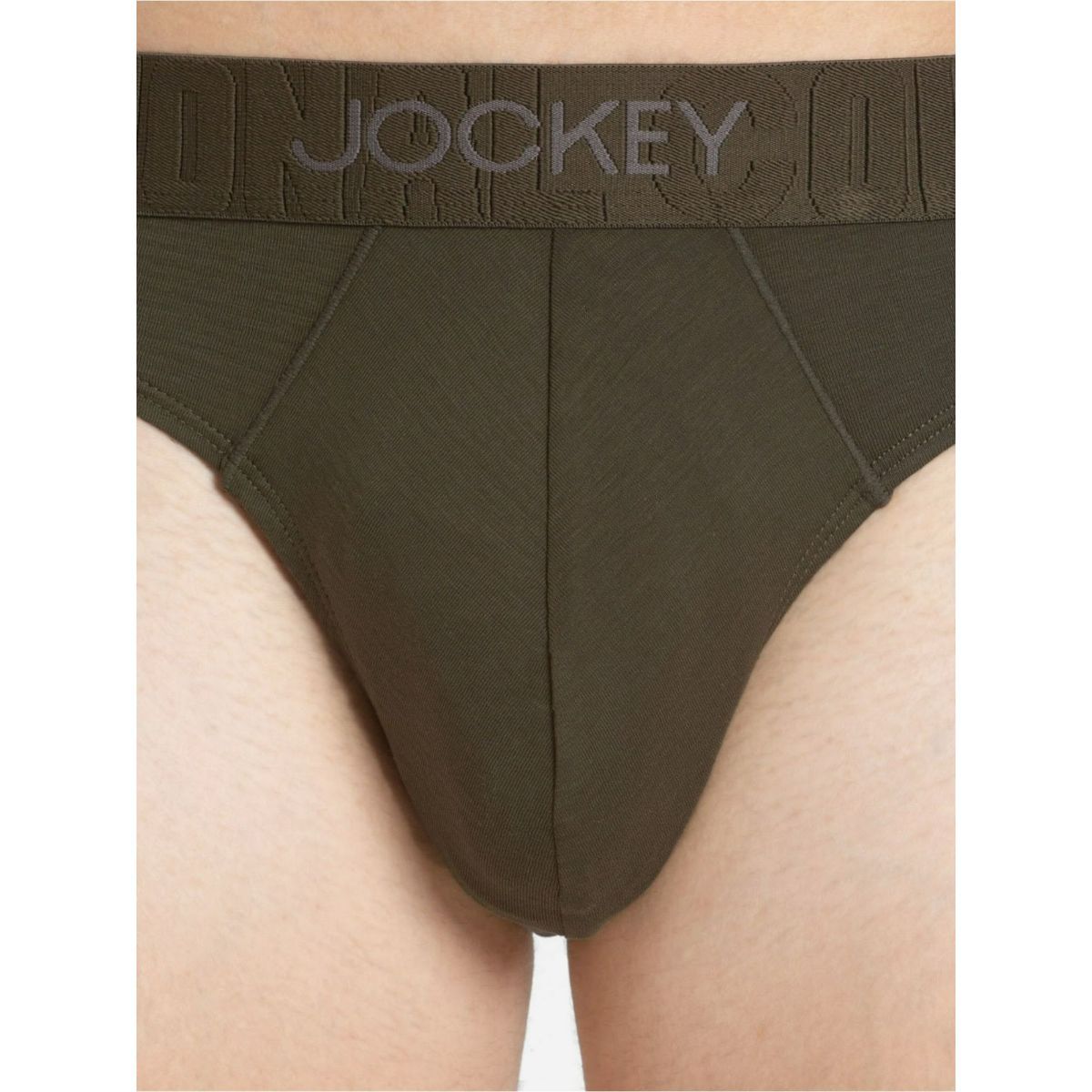Jockey Ic31 Mens Supima Cotton Solid Brief With Ultrasoft Waistband