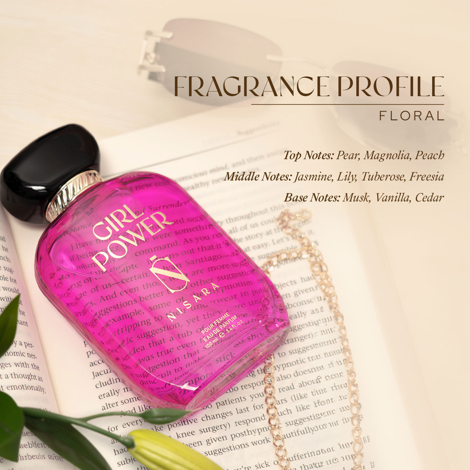 Buy NISARA Girl Power Floral Long Lasting Perfume For Women Online